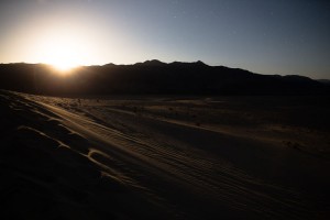 Nighttime at Hidden Dunes, Death Valley, California – Lonely Speck